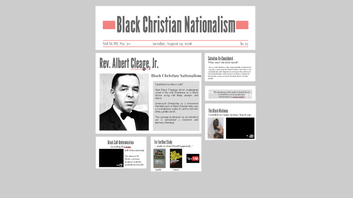 Black Christian Nationalism - Rev. Albert Cleage, Jr. by Heber Brown ...