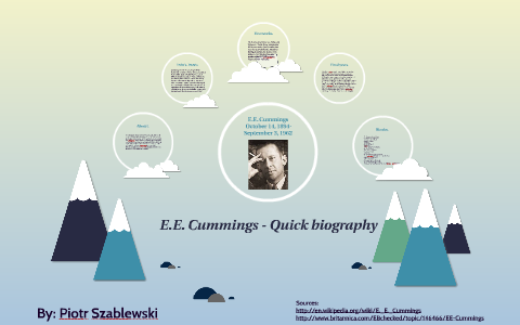 E.E. Cummings - Quick biography by Piotr Szablewski on Prezi