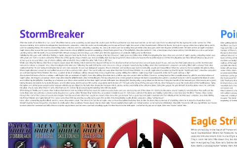 Alex Rider (Anthony Horowitz) by simon hendriks on Prezi
