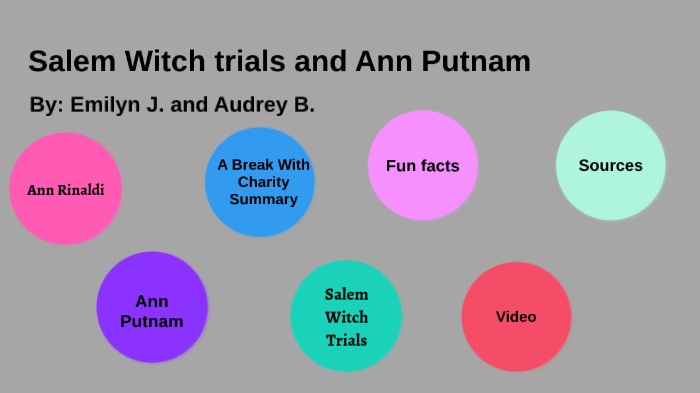 Salem Witch trials and Ann Putnam by AUDREY BARTON - STUDENT on Prezi