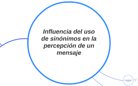 Influencia del uso de sinónimos en la percepción de un mensa by cesar ...