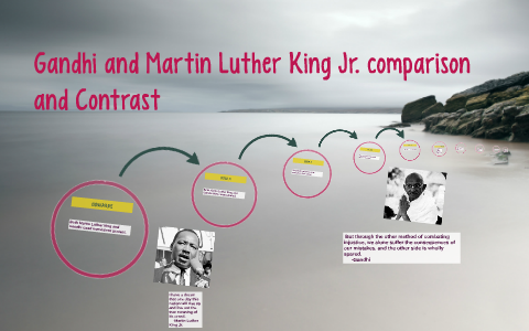 Gandhi and Martin Luther King Jr. comparison and Contrast by Blut Htoo