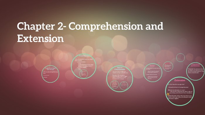 Chapter 2- Comprehension and Extension by Jaime Rockwell on Prezi