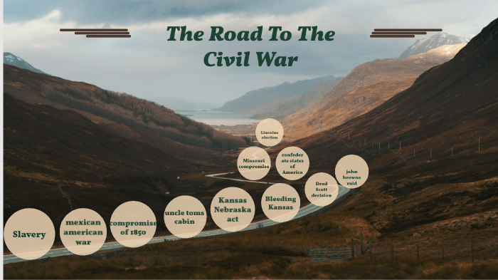 Road map to the civil war by Paisley Moyer on Prezi