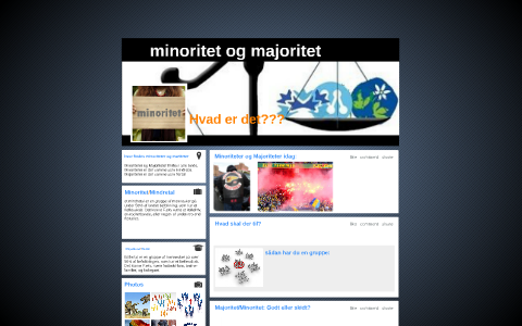 minoritet og majoritet by rasmus jacobsen on Prezi