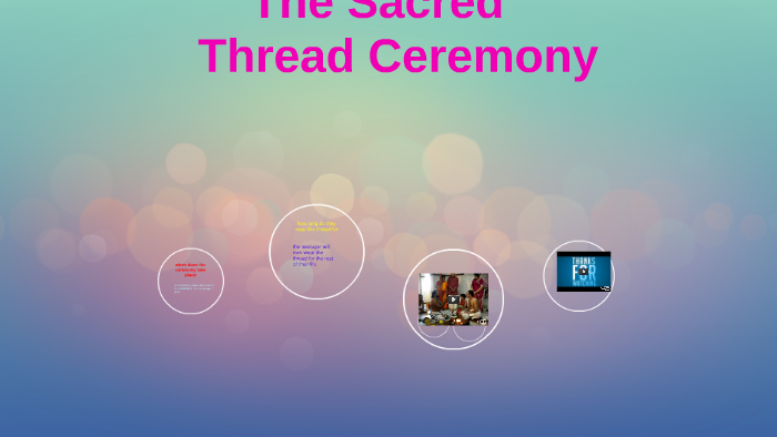 the sacred thread ceremony by emily hawkins