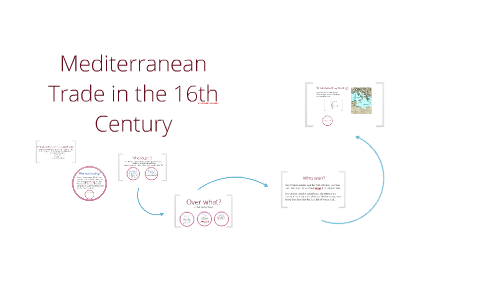 Mediterranean Trade Routes in the 16th Century by Dana Branham on Prezi