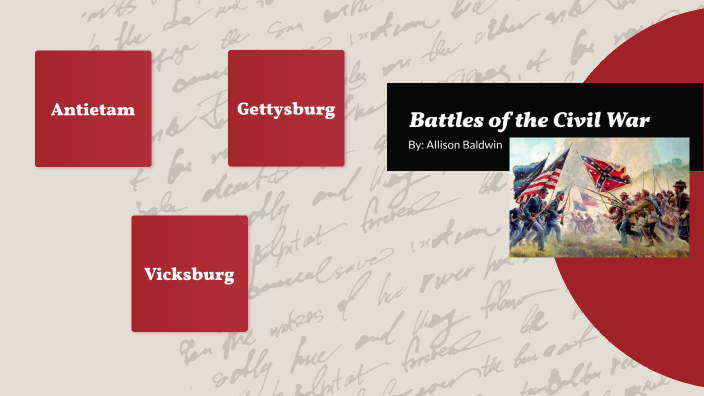 Battles of the Civil War Project by Allison Baldwin Baldwin on Prezi