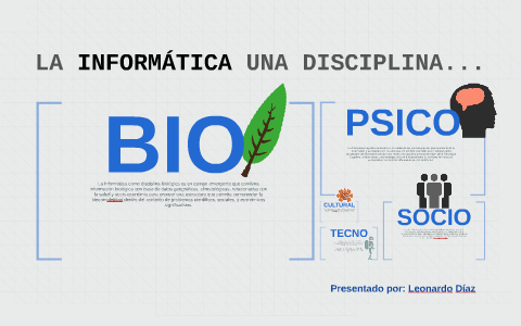 LA INFORMÁTICA UNA DISCIPLINA... by Leonardo Díaz on Prezi
