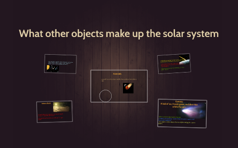 What other objects make up the solar system by nick obrien