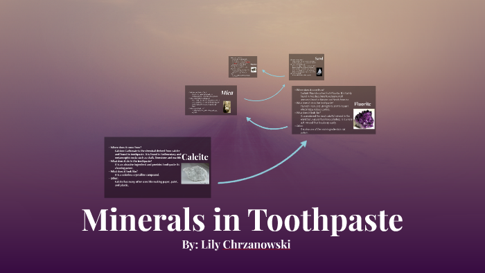 Minerals in Toothpaste by Lily Chrzanowski on Prezi