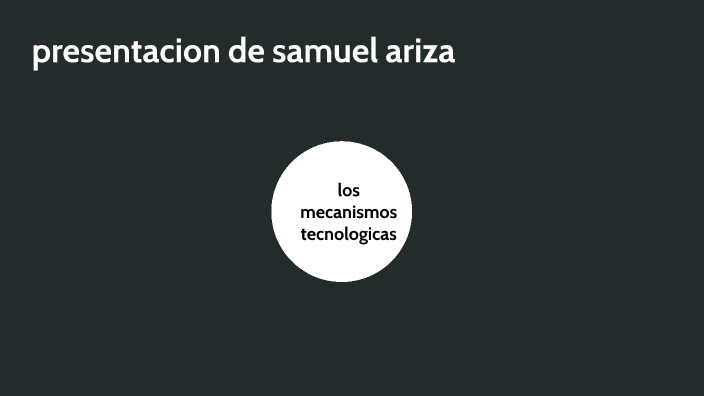 los mecanismos en tecnologia by Samuel Ariza on Prezi