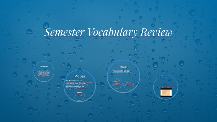 Semester Vocabulary Review by heidi gruhlkey on Prezi