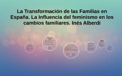 La Transformación de las Familias en España. La Influencia d by Laura ...