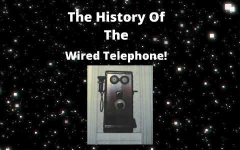 History of the (wired) telephone by Jeremy Chidley on Prezi