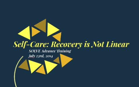 Self-Care: Recovery is Not Linear by Nico Sison on Prezi