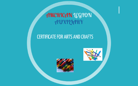 CERTIFICATE FOR ARTS AND CRAFTS by Lisa Menard on Prezi