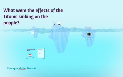 What were the effects of the Titanic sinking on the people? by Monique ...