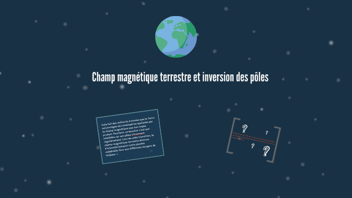 Champ magnétique terrestre et inversion des pôles by 1ereS1 TPE on Prezi
