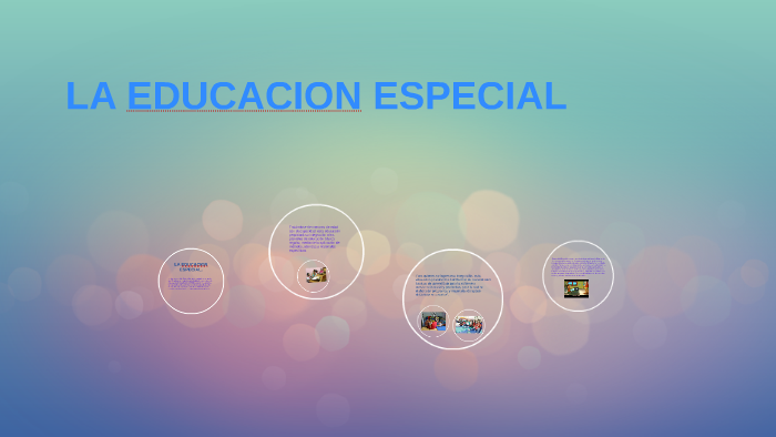 LA EDUCACION ESPECIAL. by Merlis Posada Perez on Prezi