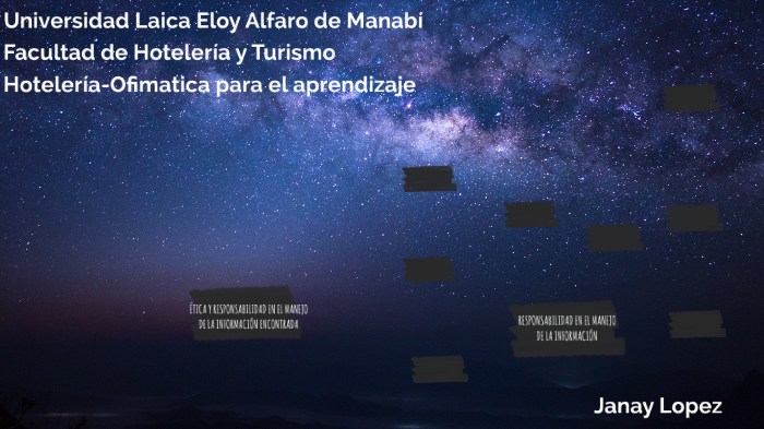 Responsabilidad social y ética del manejo de la información. by janay ...