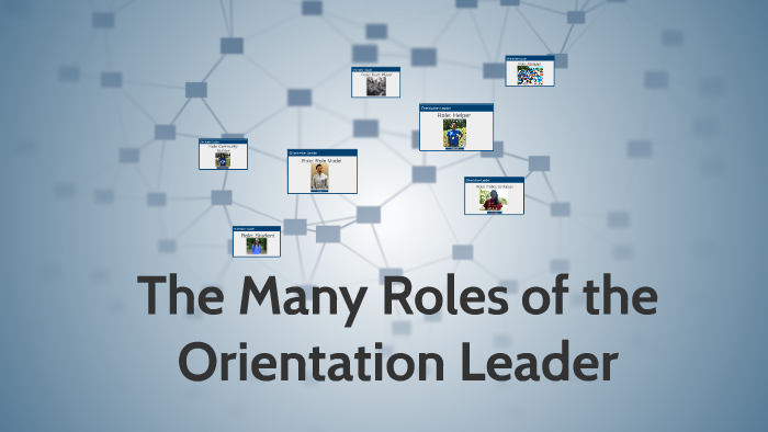 The Many Roles of the Orientation Leaders by Marisol Bazile on Prezi