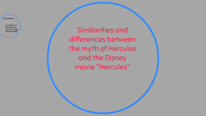 Similarities and differences between the myth of Hercules an by Maggie ...