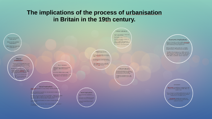 The effects of the urbanization of Britain in the 19th centu by Louise ...