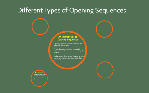Different Types of Opening Sequences by Justin Beder on Prezi