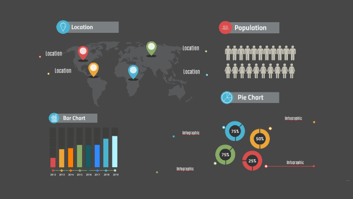 Dark infographics layout - Prezi template by Prezi Templates by ...