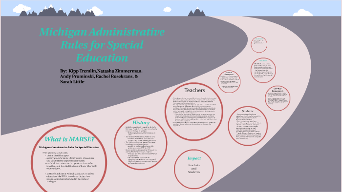 MARSE (Michigan Administrative Rules for Special Education) by Andy ...