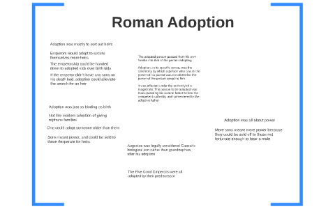 Roman Adoption by charlotte d on Prezi