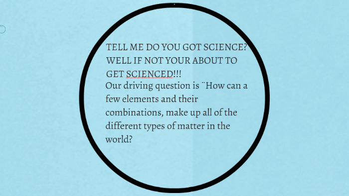 Got Science? by students Room 24 on Prezi