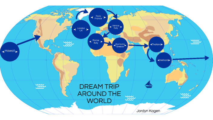 Dream Trip Around the world by Jordyn Kagen on Prezi