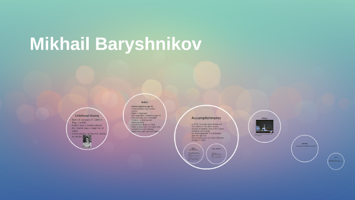 Mikhail Baryshnikov by Frances Pham on Prezi