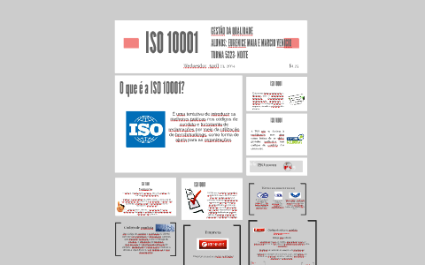 ISO 10001 by Marcio Sousa on Prezi
