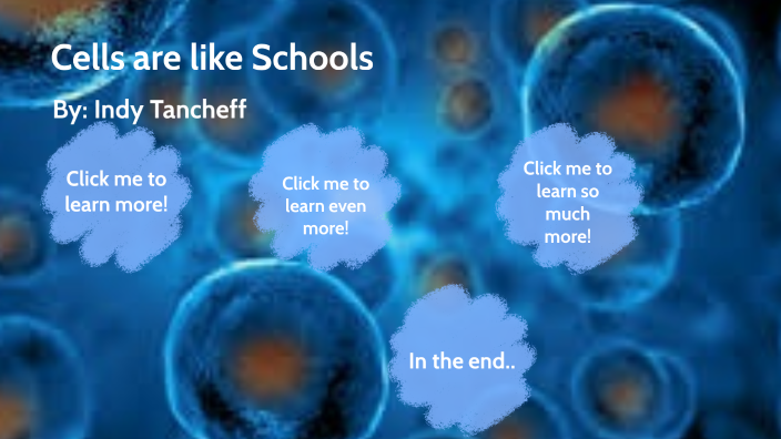 Cells are like Schools. by Indira Tancheff on Prezi