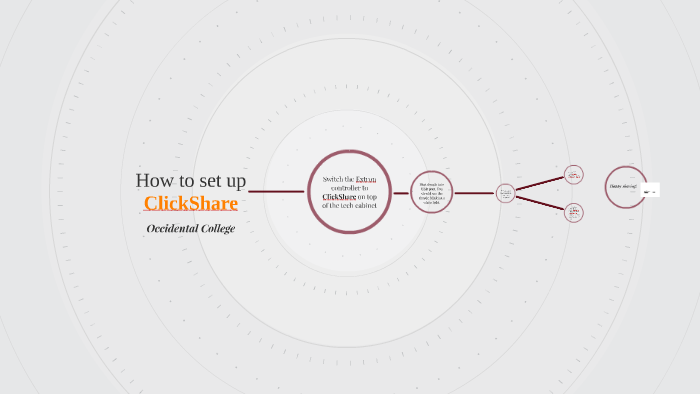 How to set up ClickShare by mahum vance on Prezi