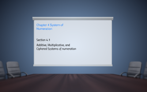 Additive, Multiplicative, and Ciphered Systems of Numeration by ...