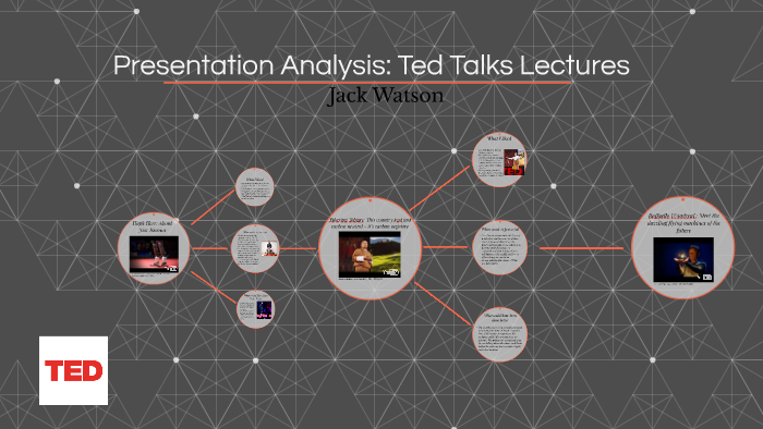 First week Creative Presentation Assignment: Ted Talks analysis by Jack ...