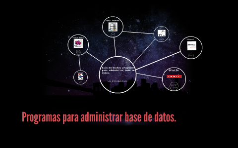 Programas para administrar base de datos. by Ziber98 Zaber98 on Prezi