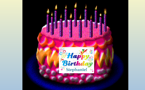 Happy Birthday Stephanie by Angela Mak