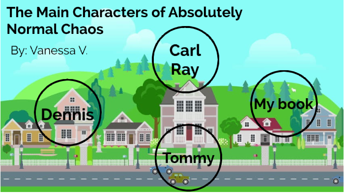 Main characters of Absolutely Normal Chaos by Alexa Vargas on Prezi