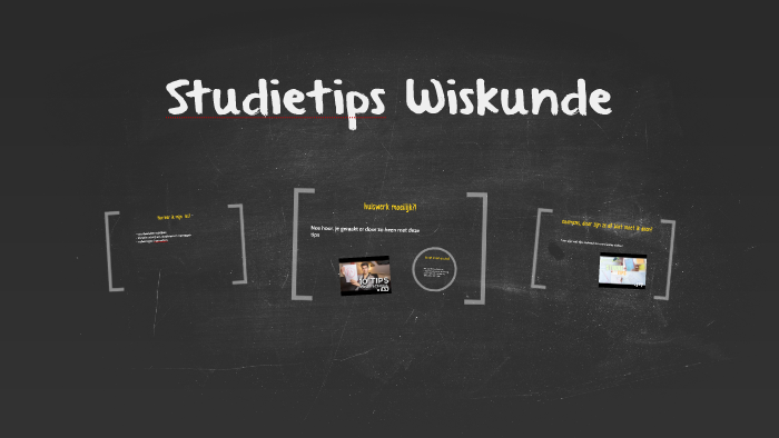Studietips Wiskunde by Floor Peeters on Prezi