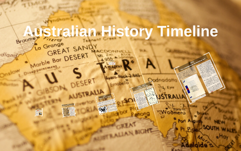 Australian History Timeline by John Mik