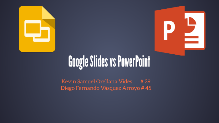 Google Slides vs PowerPoint by Diego Vásquez on Prezi
