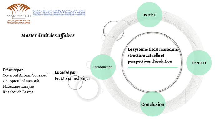 Le système fiscal marocain: structure actuelle et perspectives d ...
