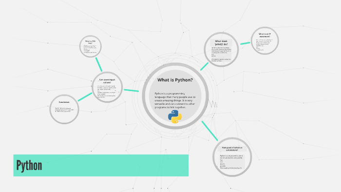 Python by Andrew Chapman on Prezi