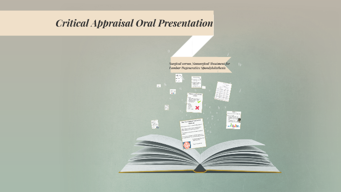 Critical Appraisal Oral Presentation by Rachel Brereton on Prezi
