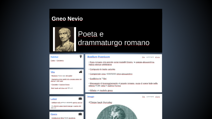 Gneo Nevio by on Prezi